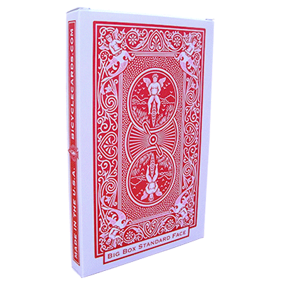 Big Bicycle Cards (Jumbo Bicycle Cards, Red) for £11.00 Magic Shop UK